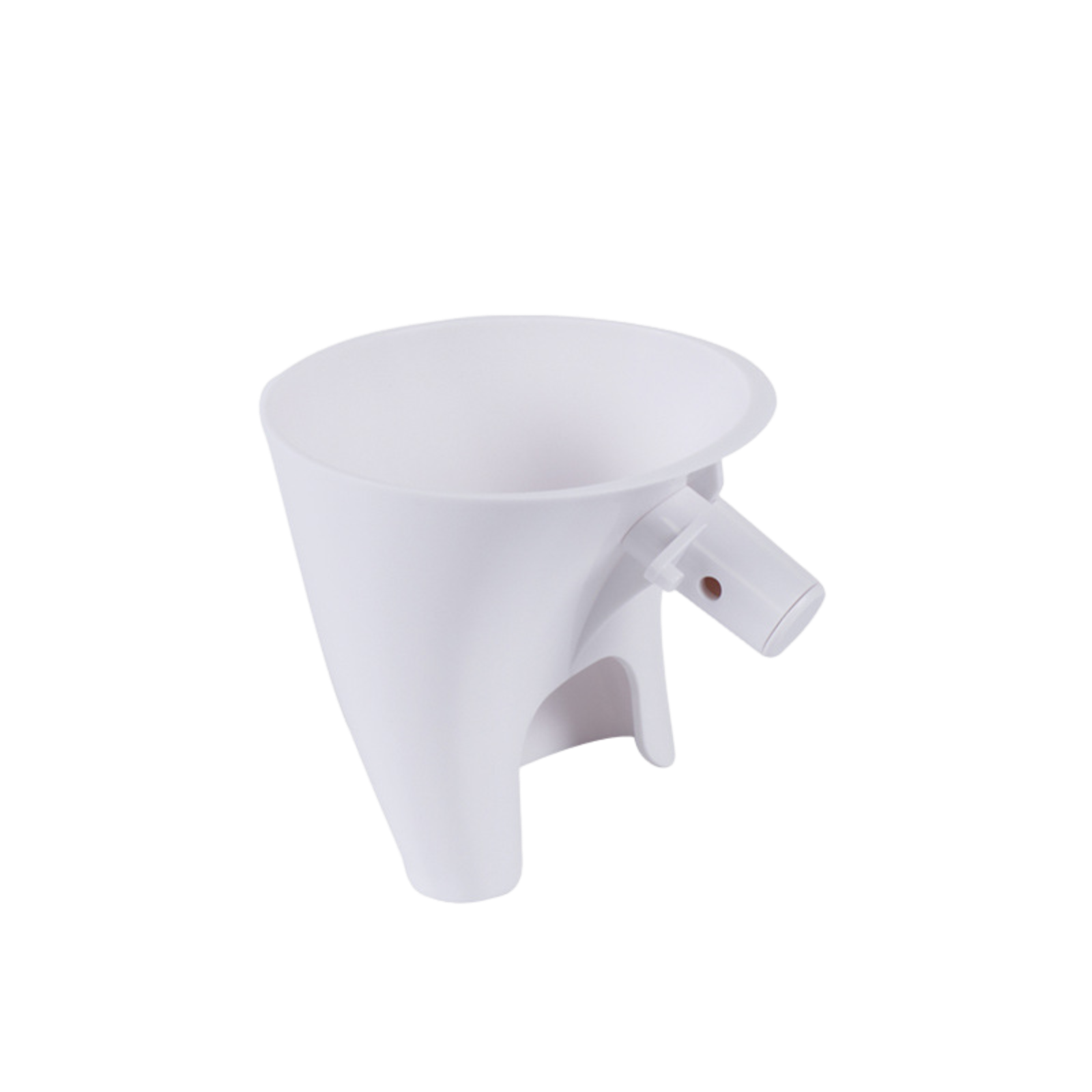 Лоток для муки вертикального миксера кухонного помощника, пластиковый наклонный лоток для миксера, размер 10*11.5*12 см, белый цвет, набор из 1 штуки для миксера