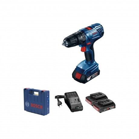 Дрель-шуруповерт Bosch GSB 180-LI аккум. патрон: быстрозажимной (кейс в комплекте) (06019F8307)