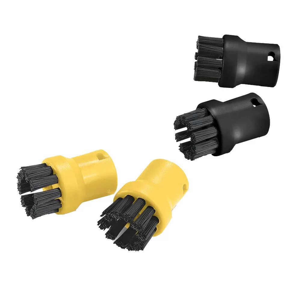 Маленькая круглая щетка Karcher, медная щетка для пароочистителя, подходит для пароочистителей Karcher, аксессуары для