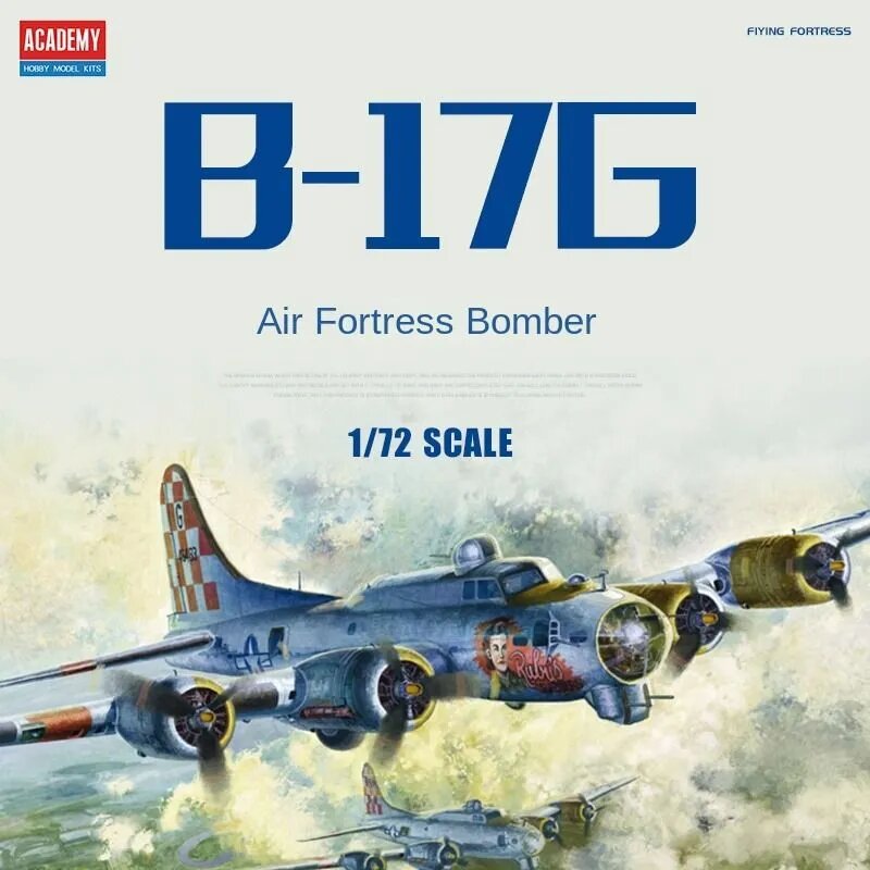 ACADEMY 12414 1/72 B-17G Flying Fortress сборная модель самолета