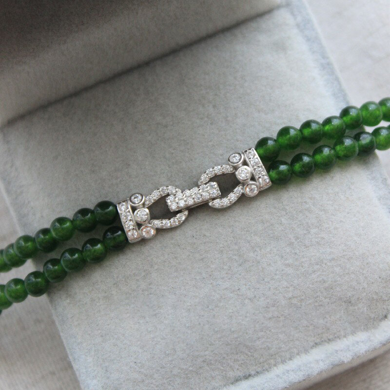 Горячая распродажа SG: 18K белое золото, полное покрытие бриллиантами, универсальный замок для жемчужного ожерелья, коннектор для DIY браслета, материал для конца замка