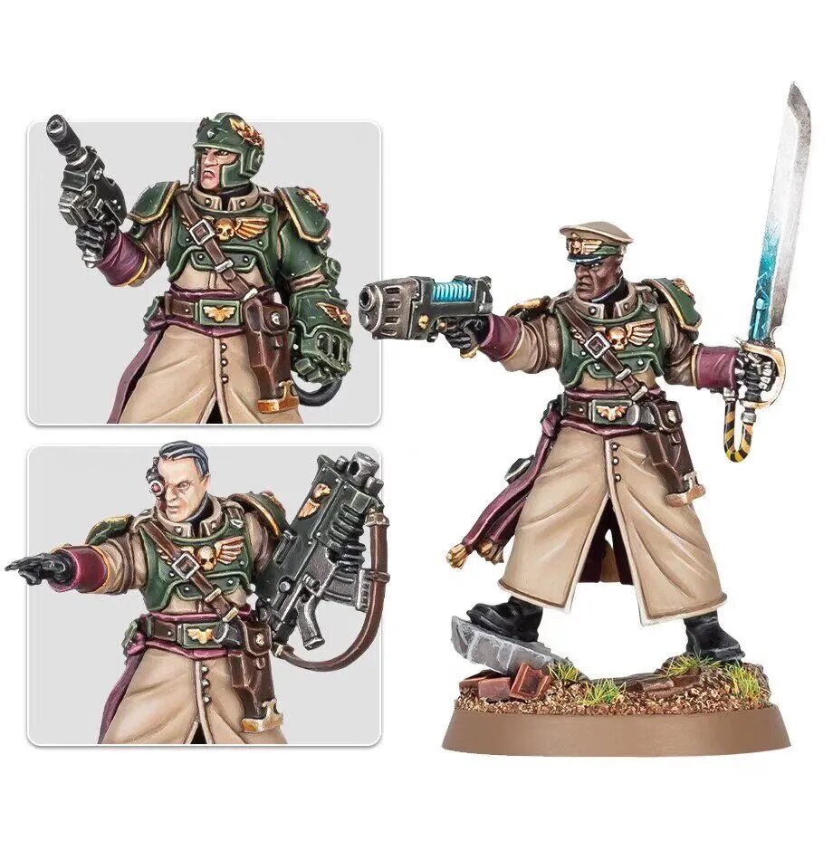 Смола вархаммер 40000 миниатюра Warhammer 40000 Cadian Castellan миниатюры днд Фигурка для настольной игры