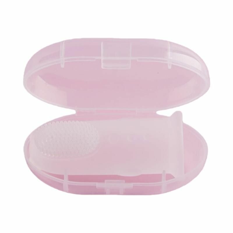 Силиконовая зубная щетка-пустышка для малышей, Прозрачный цвет