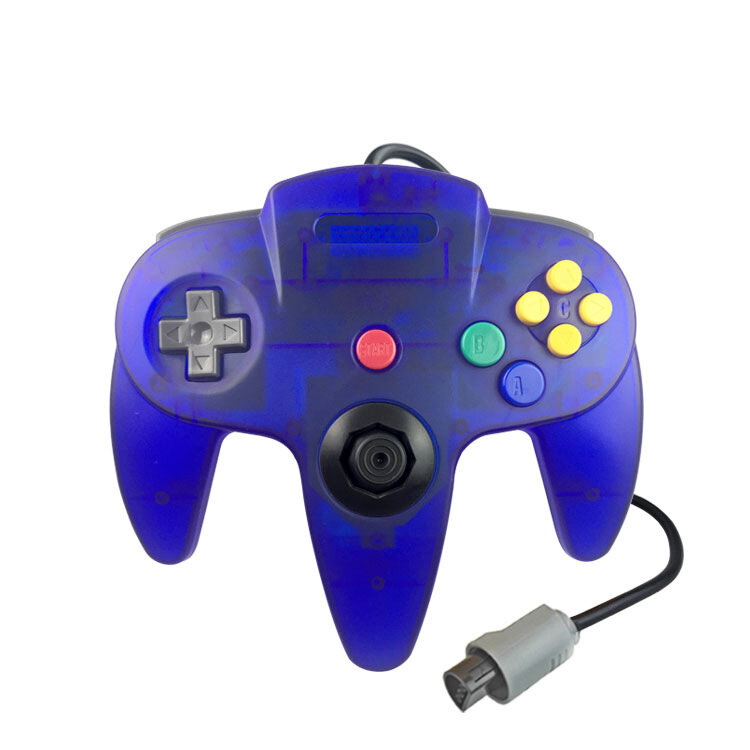 Контроллер N64, проводной контроллер N64, проводной игровой контроллер N64, контроллер для консоли N64, многоцветный игровой контроллер