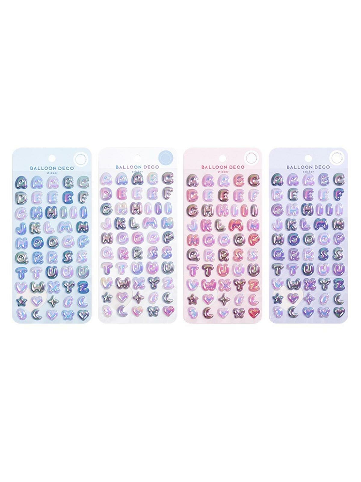 Цветная Наклейка С Буквами Клейкая ПВХ Наклейка Для Ведения Журнала Блокнота Для Скрапбукинга