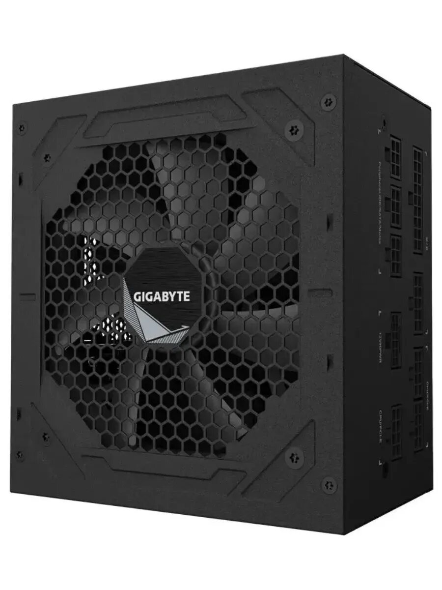 Блок питания Gigabyte ATX 750W GP-UD750GM 80+ gold, черный, 750 Вт, ATX12V 2.31.