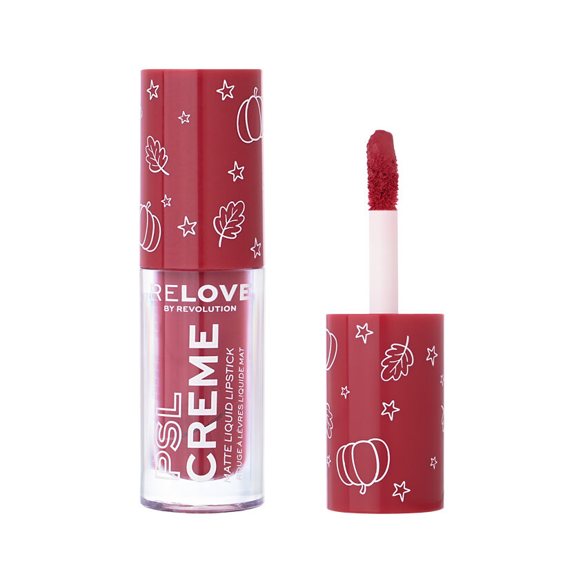 Помада для губ REVOLUTION `RELOVE` PUMPKIN SPICE PSL Creme жидкая матовая тон Mocha berry