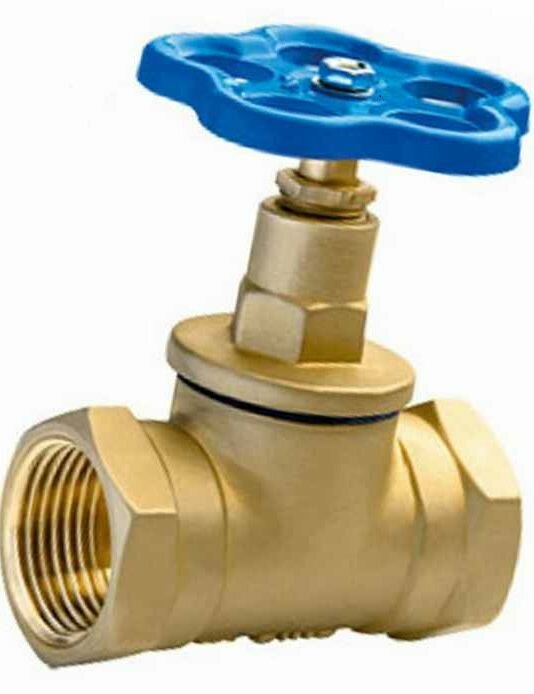 Вентиль латунный DN 25, PN16 запорный муфтовый (Бологовский арматурный завод)