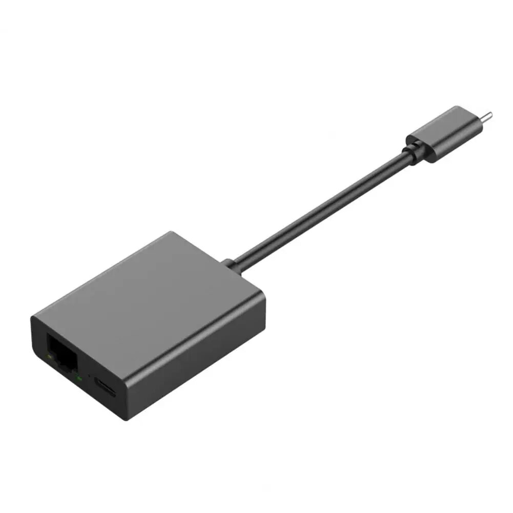 Сетевой адаптер Usb-c, адаптер для быстрой зарядки, высокоскоростной адаптер Ethernet Type-c к Rj45, с Pd зарядкой для телефона/планшета