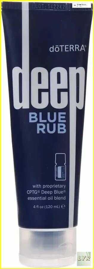 DoTERRA Deep Blue Rub Успокаивающий крем для снятия боли в мышцах и суставах 120 мл