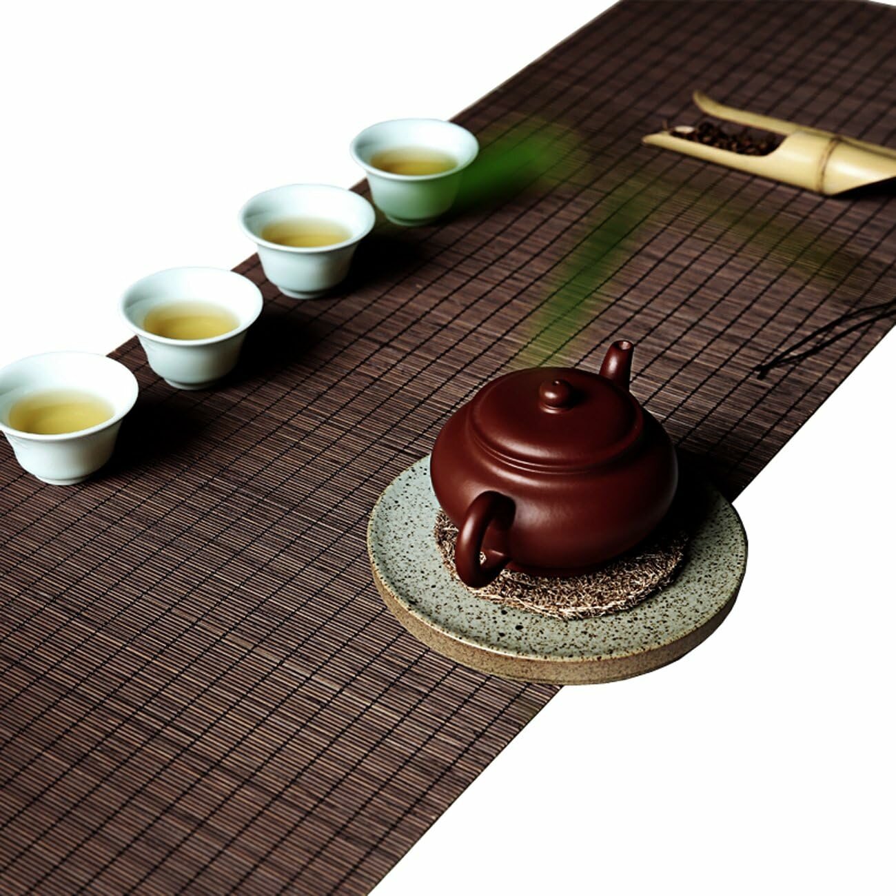 Коврик для чайного сервиза из натурального бамбука/декоративная салфетка