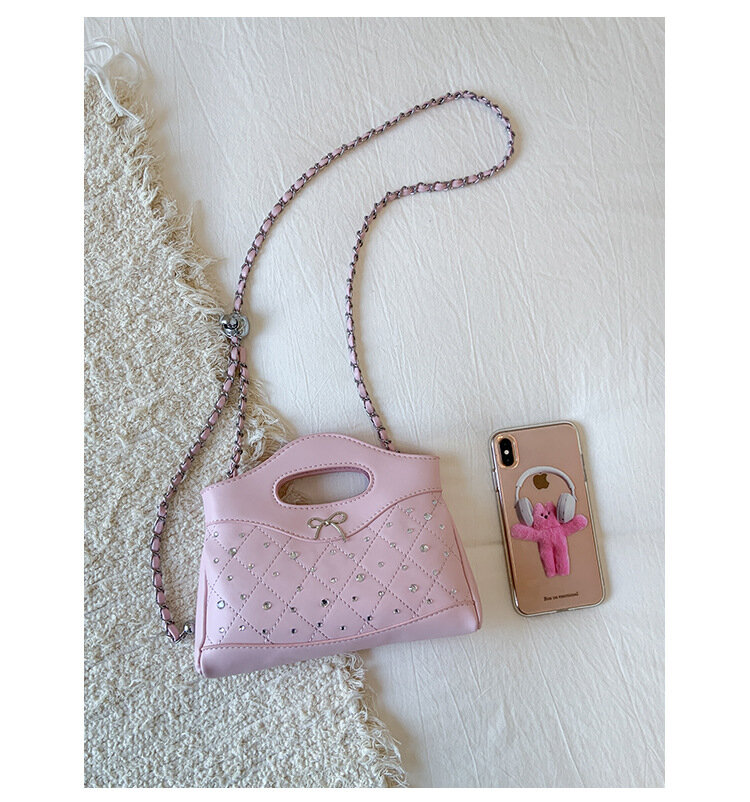 Стиль Chanel, стеганая сумка-клатч с цепочкой для женщин 2025 года, новая универсальная высококачественная сумка через плечо