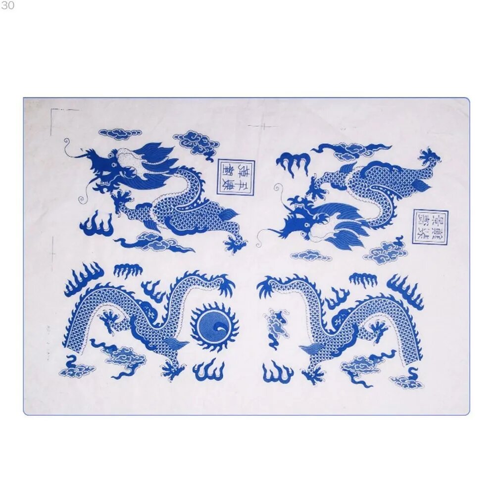 Бумага для деколи подглазурной росписи керамики