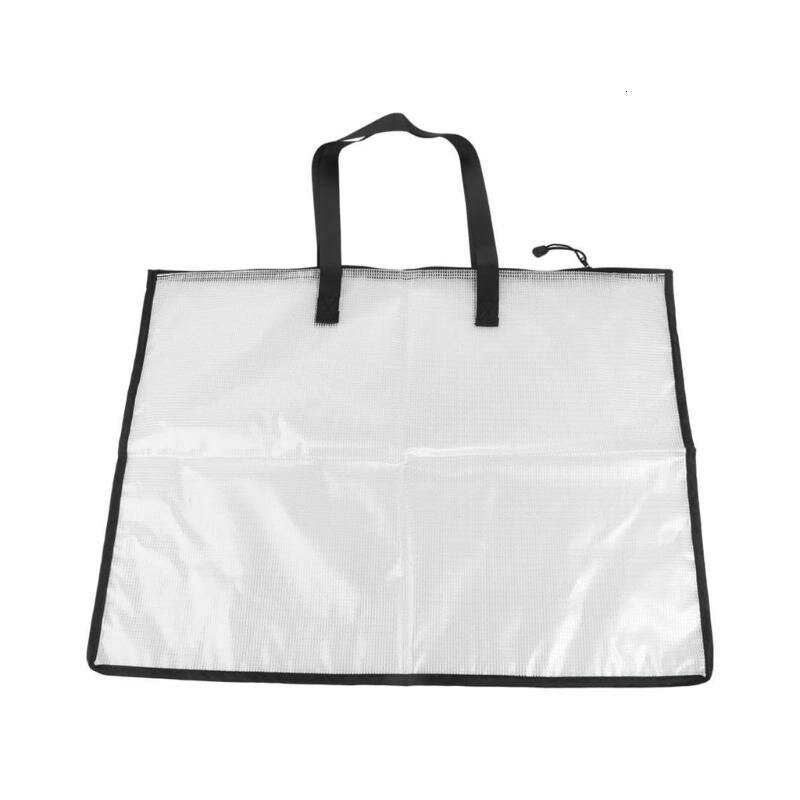 Белая ПВХ-сумка для художественных материалов