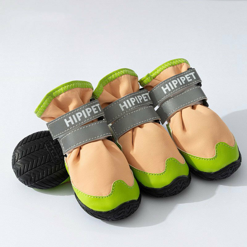 Высокие дышащие обувь для больших собак, золотистый ретривер, лабрадор, осень-зима, с флисовой подкладкой, антигрязевые, износостойкие обувь для крупных собак