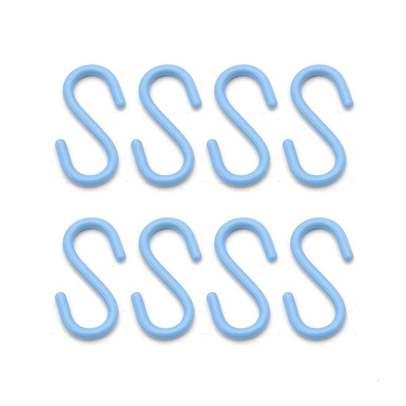 Набор S-образных крючков (8 шт.), Синий - S
