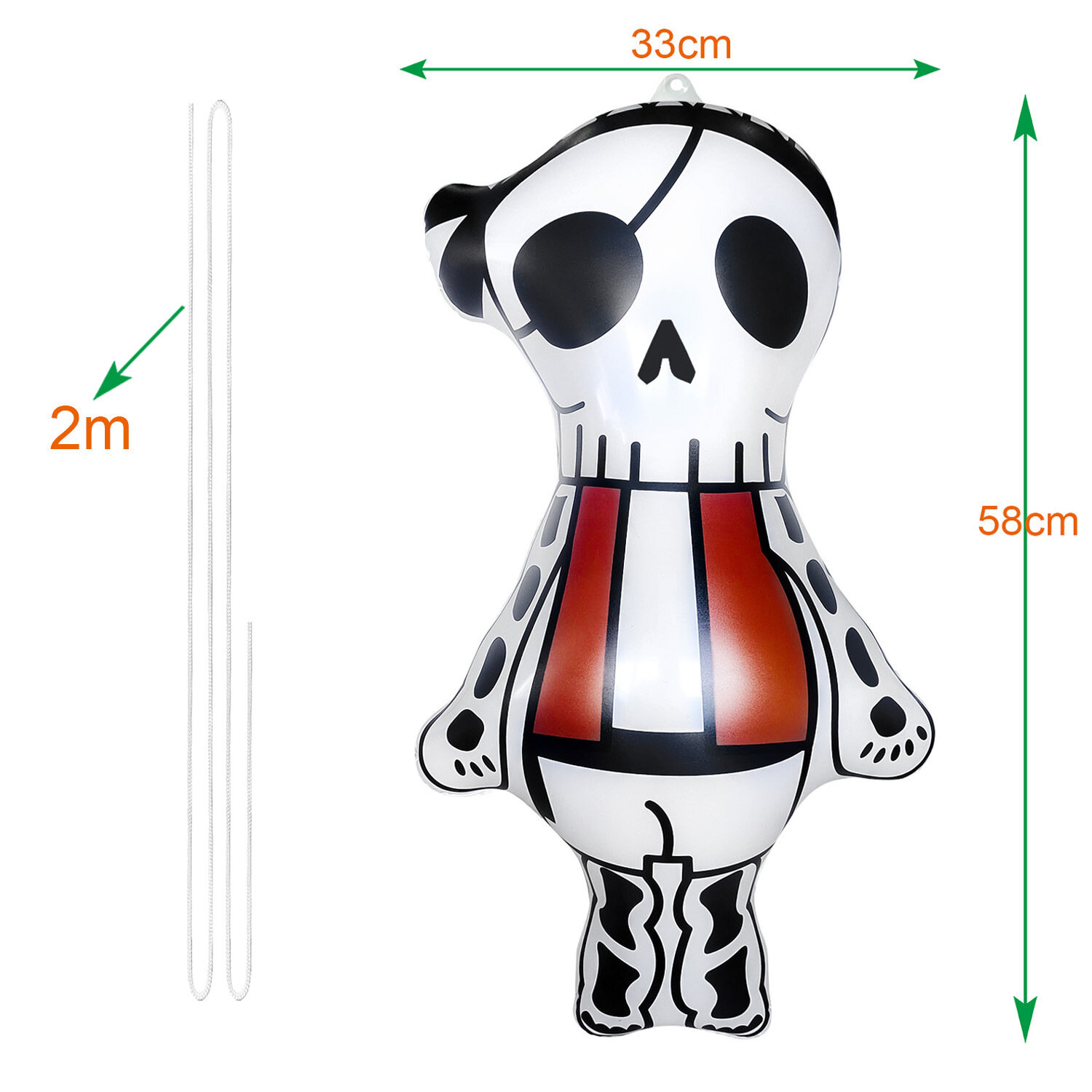 Надувные фигуры-скелеты и призраки для Хэллоуина, украшения двора, вечеринок и фестивалей ужасов, реалистичные модели