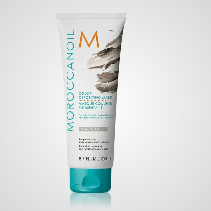 Маска тонирующая Platinum 200 мл MOROCCANOIL COLOR DEPOSITING MASK PLATINUM Маска 200 мл