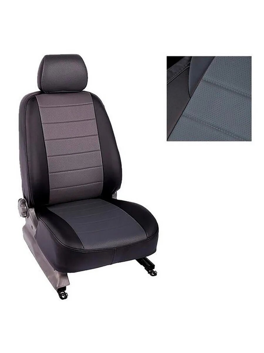Чехлы на сиденья из экокожи для Toyota Corolla E210 (18-)