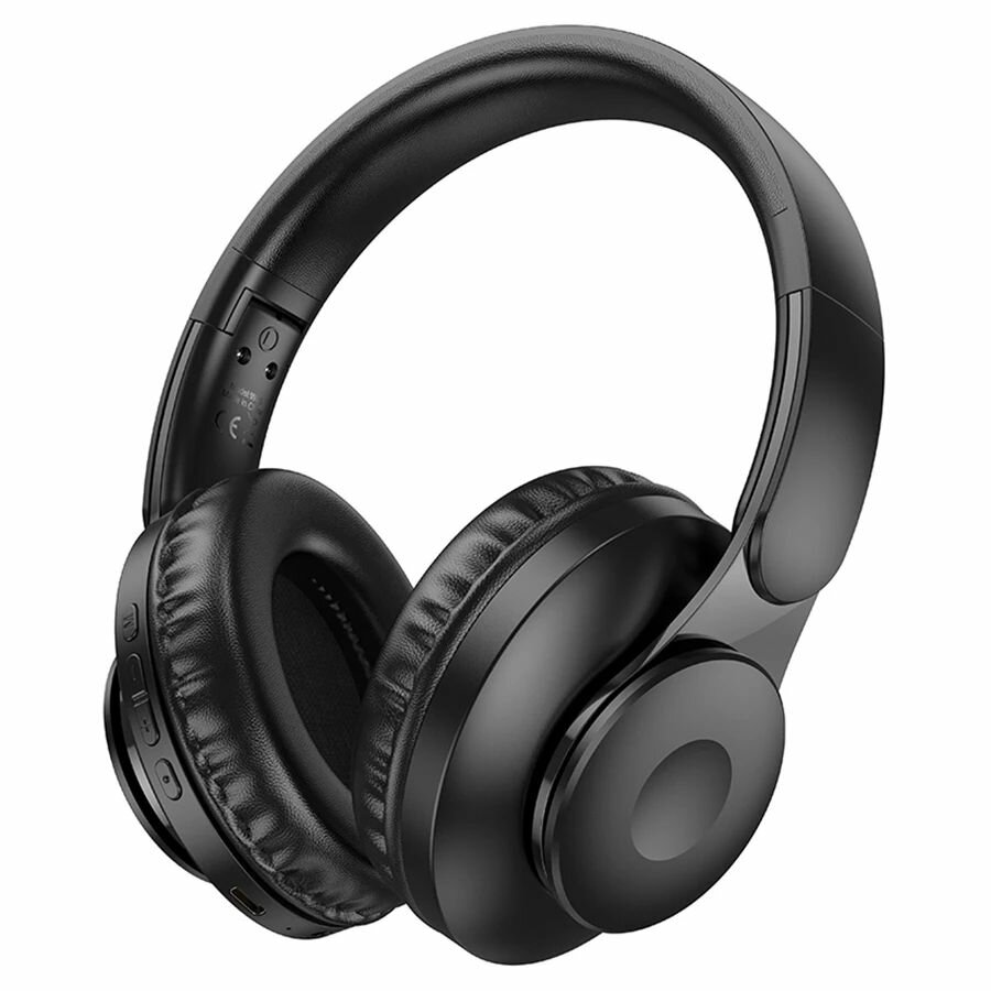 Наушники HOCO W45 беспроводные Bluetooth 5.3 накладные мониторные, с микрофоном, до 46 часов работы, AUX и USB Type-C,