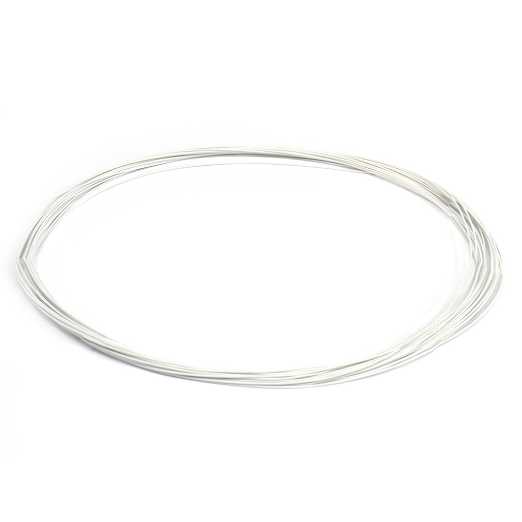 Миниатюрный провод 30AWG 0.05 мм кв белый, тефлоновый, тонкий