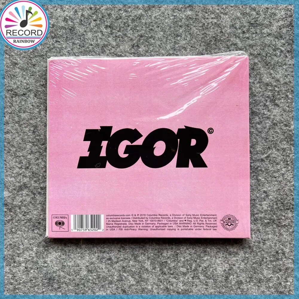 Музыкальный диск Tyler, The Creator "IGOR" - зарубежная поп-музыка, зарубежный рэп и хип-хоп, R&B, CD, 1 шт. — фото 1
