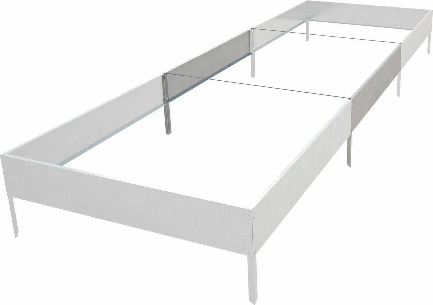 Набор грядок благо для теплиц оцинкованная 0,7x4 м