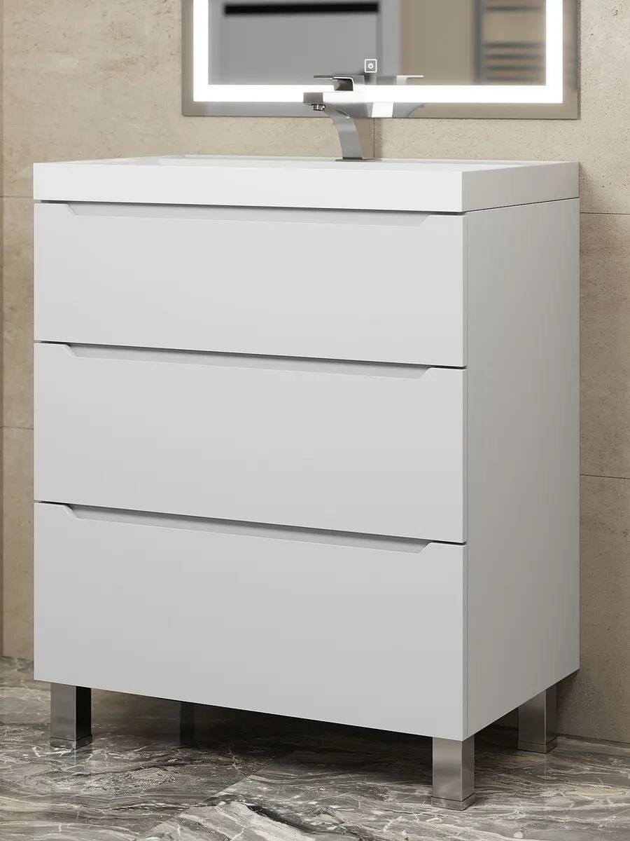 Тумба под раковину Uperwood Tanos 60 291020329 цвет Белый матовый