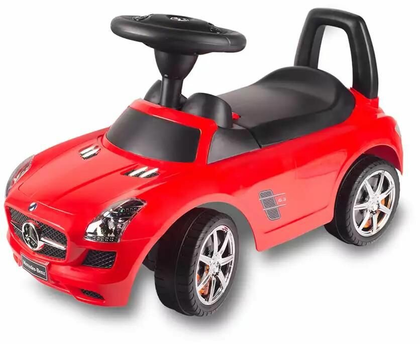 Машина-каталка Rich Family CLB332 "Mercedes-Benz SLS", красная, звук