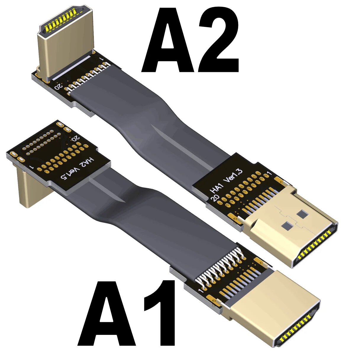 ADTLink HDMI 2.0 A-A кабель, 15cm, A1-A2