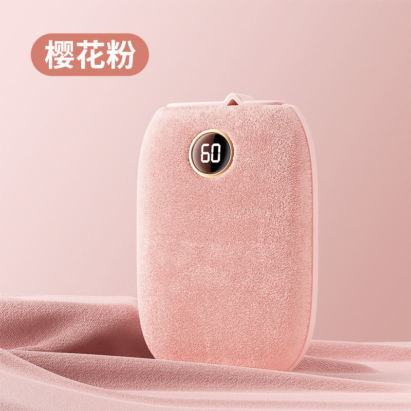 Популярный за рубежом USB-плюшевый грелка для рук и пауэрбанк 2-в-1, миниатюрный портативный электрический обогреватель для подарков.