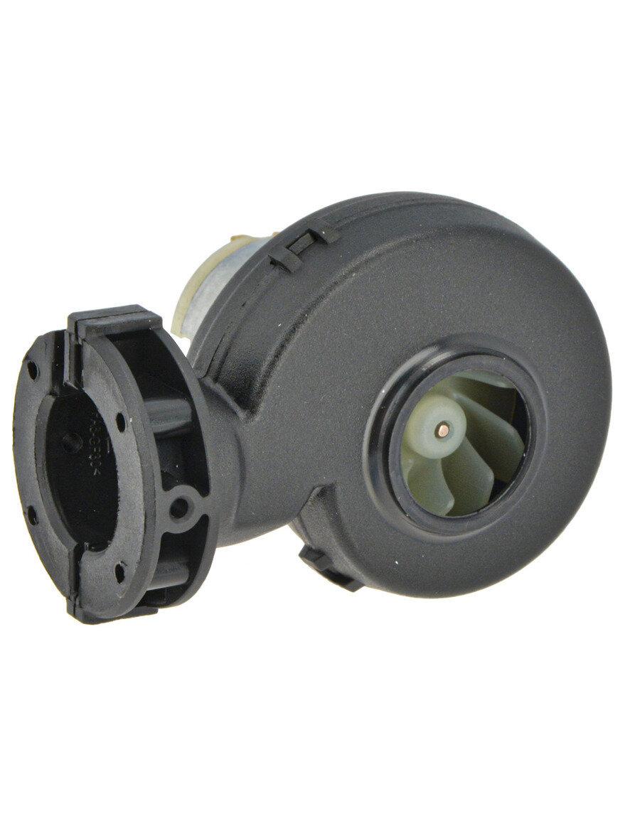 Вентилятор с электродвигателем в сборе для фена строительного ИНТЕРСКОЛ ФЭА-18ВМ (s/n 764.*****)