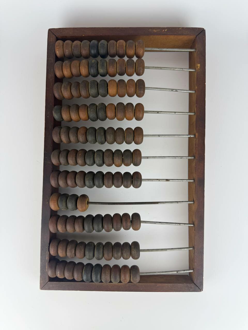 Счеты деревянные СССР, большие, 27,5 х 45 см.