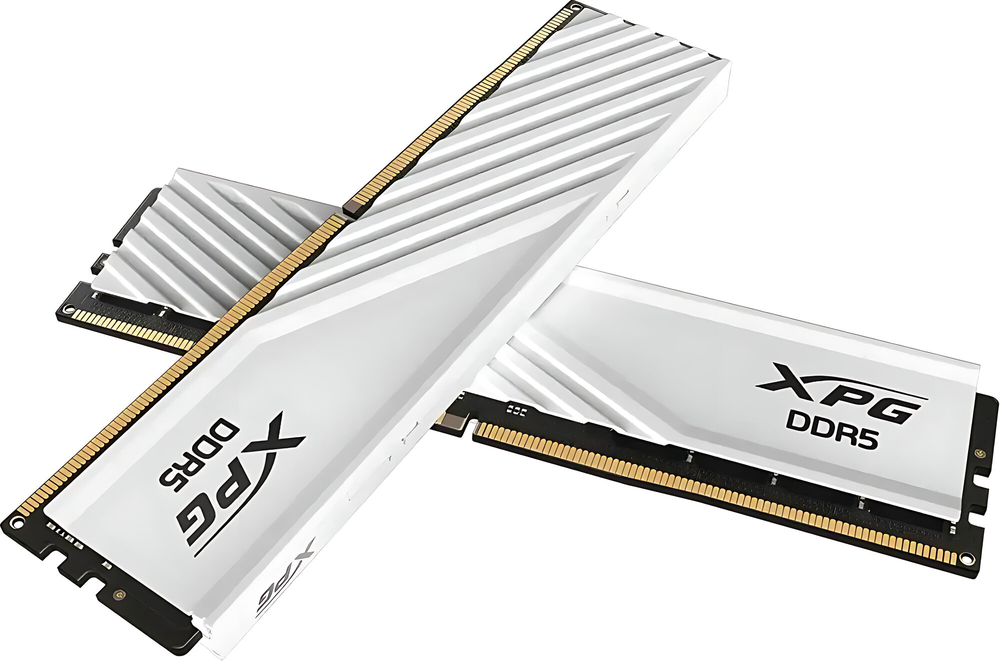 Модуль памяти DIMM DDR5 32Gb, 6000Mhz, 2x16Gb, ADATA XPG Lancer Blade White (AX5U6000C3416G-DTLABWH)