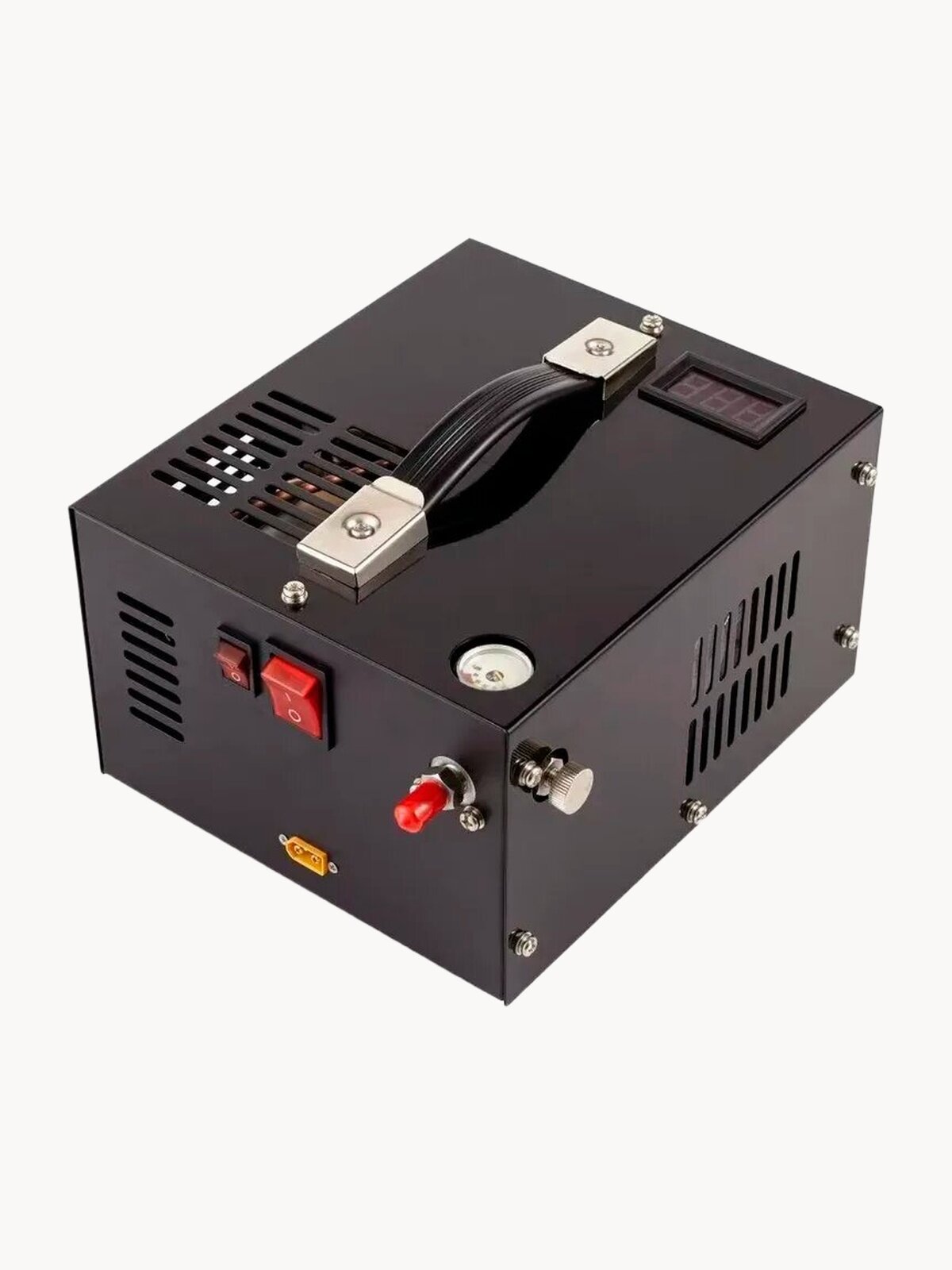 Компрессор высокого давления с воздушным охлаждением для заправки PCP пневматики, дайвинга, пейнтбола Pumpel