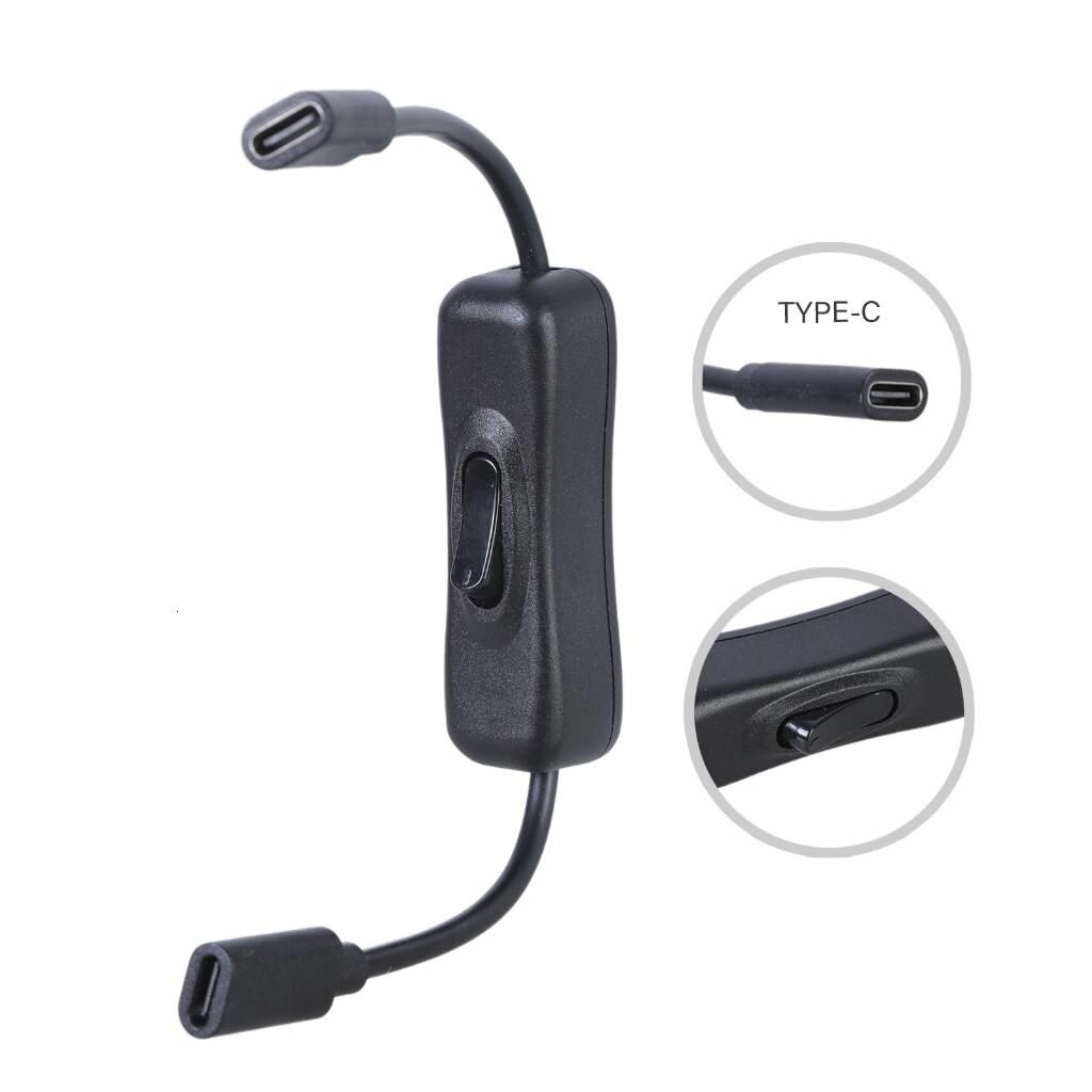USB-C удлинитель с выключателем — фото 1