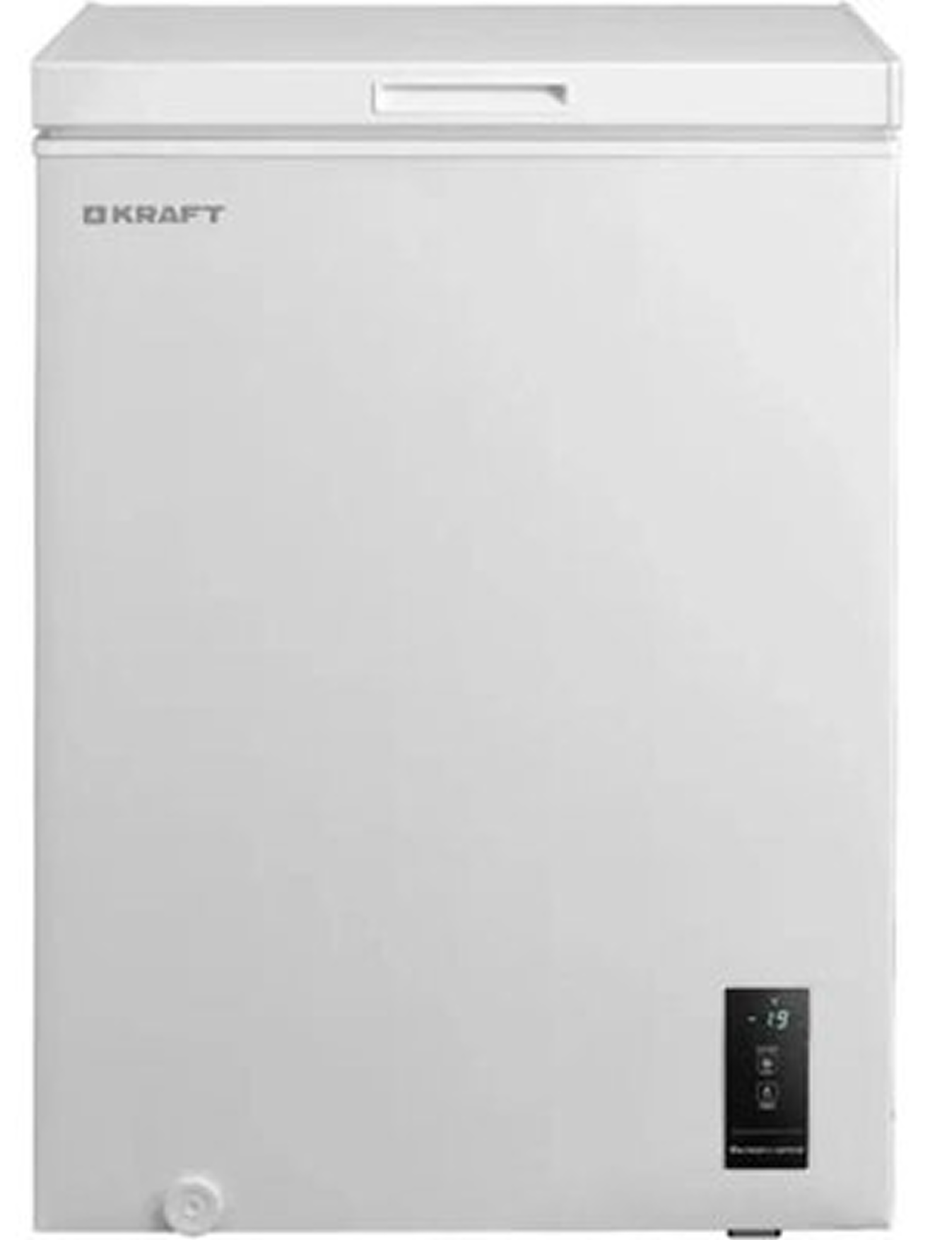Морозильный ларь KRAFT BD(W) 152 BL, белый, электронное управление, 165 л.
