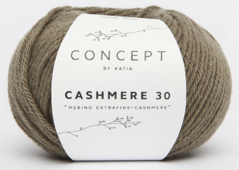 Пряжа #979.207 Cashmere 30 25 г 94 м Katia