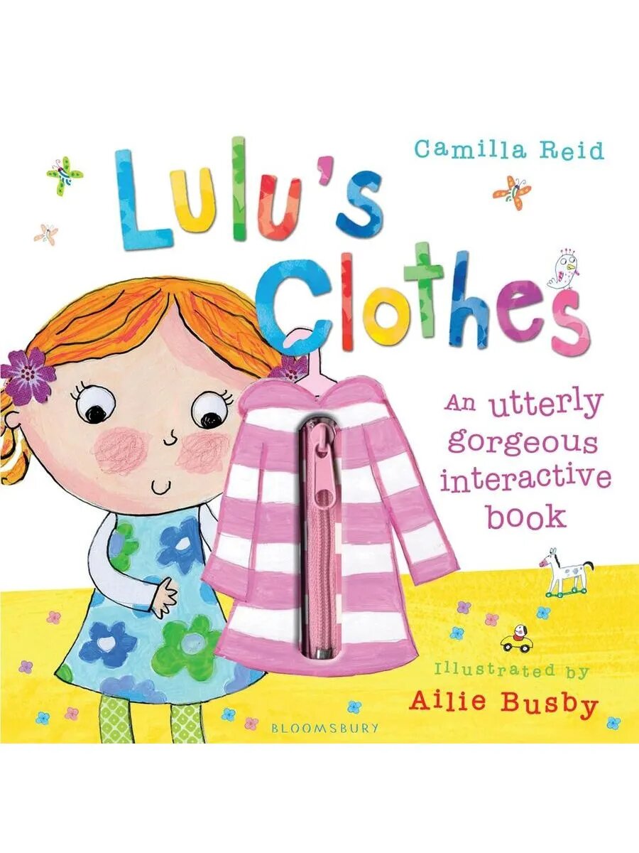 Lulu's Clothes Лулу интерактивная книжка про одежду | BLOOMSBURY