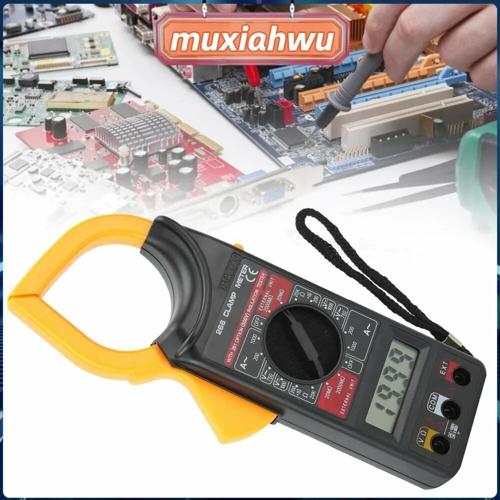 Электронный мультиметр DT-266, компактный, для измерения напряжения и тока