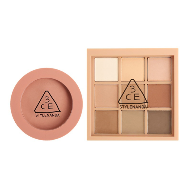 Набор теней и румян женский 3CE Velvet Clear, для сияния тона кожи