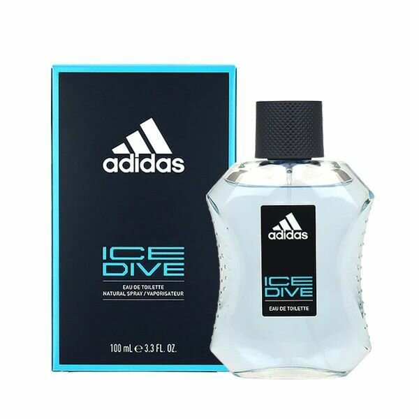 Туалетная вода adidas Ice Dive, древесно-цитрусовая, мужская, 100мл