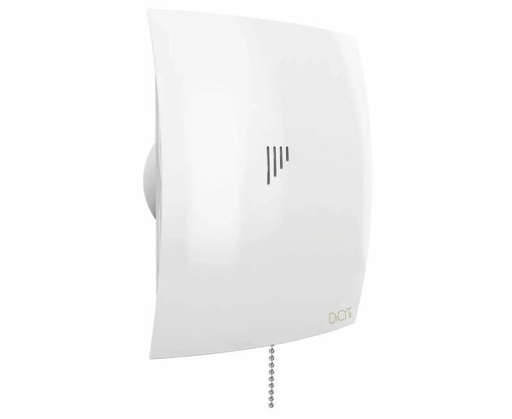 BREEZE 5C-02, Вентилятор осевой вытяжной с обратным клапаном, шнуровым тяговым выключателем D 123