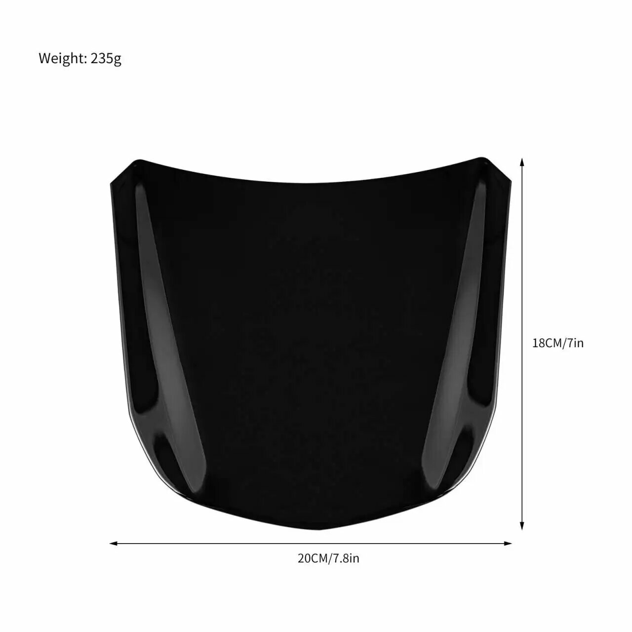 Простая в использовании мини-металлическая машина, капот двигателя, панель капота, виниловая Black