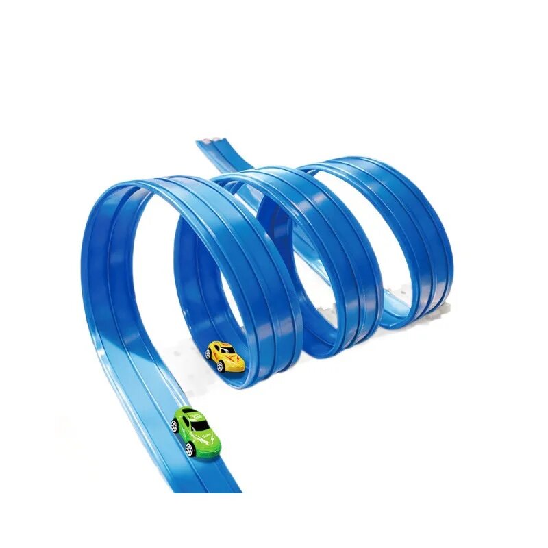 Гибкий игровой трек с машинами Синий, 4M LOOP blue