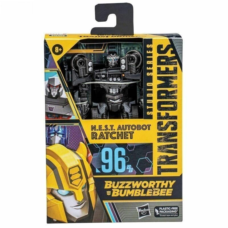 Трансформеры Игрушка хасбро 96BB N.E.S.T. Autobot Ratchet Deluxe Class Transformers Generations Buzzworthy Bumblebee