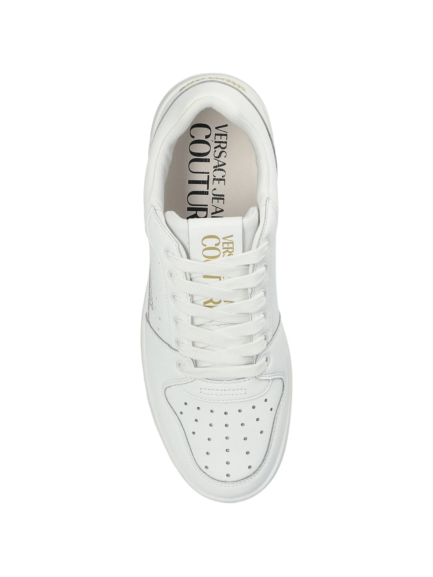 Кроссовки Versace Jeans Couture Logo-print sneakers, размер 42, white — фото 1