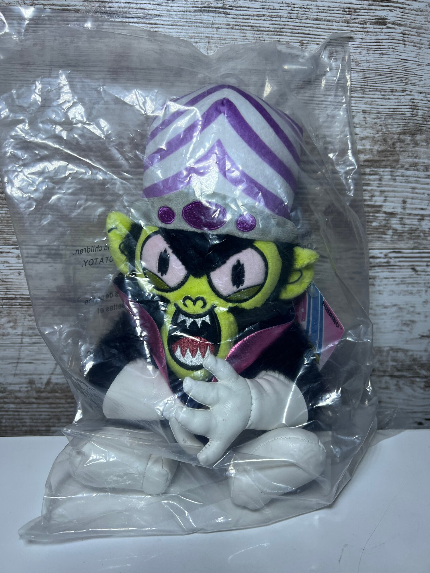 Фигурка обезьяны Моджо Джоджо из Суперкрошки, Powerpuff Girl, 23 см от Kidrobot