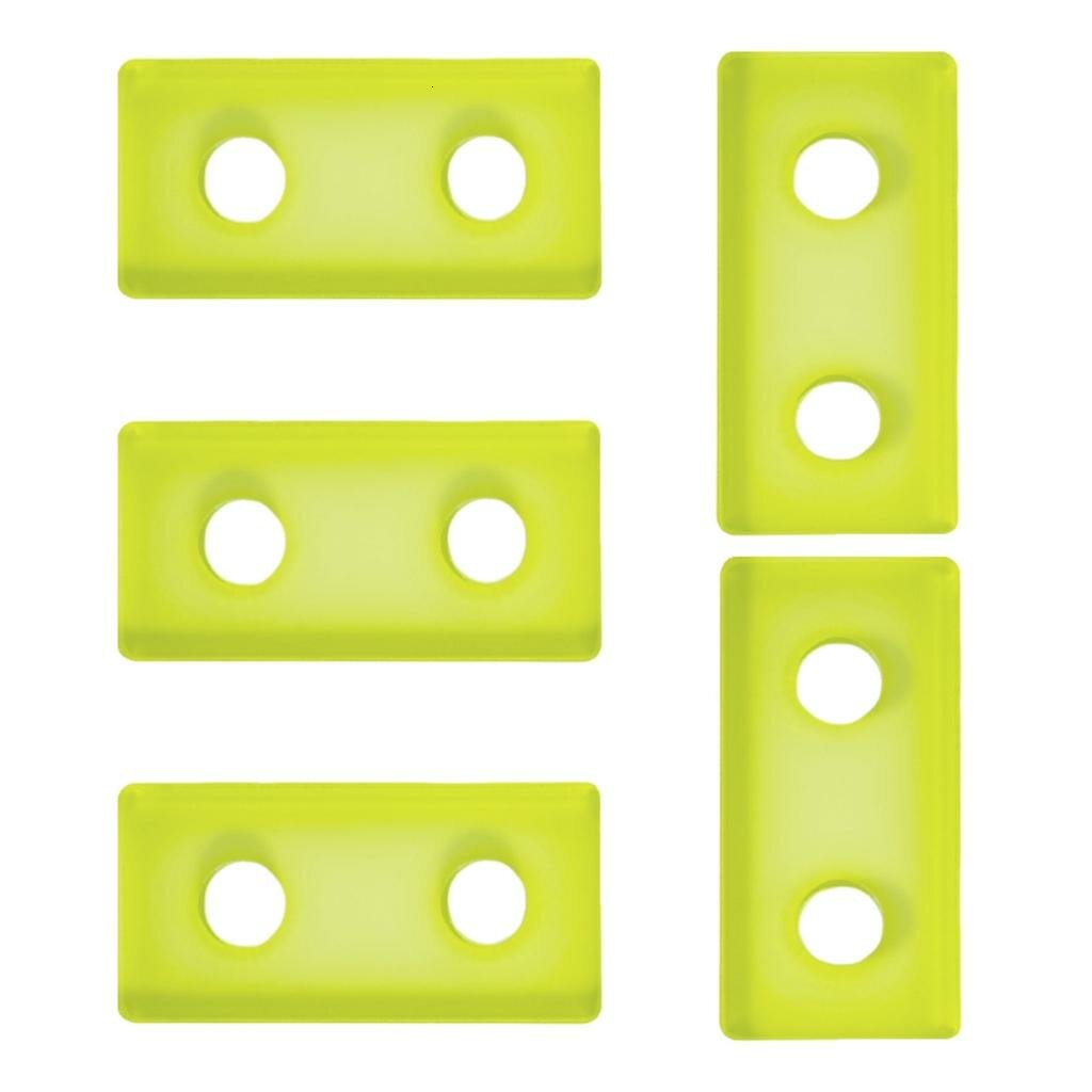 5 шт. изоляционные прокладки из акрила, кольца, Зеленый - 2040