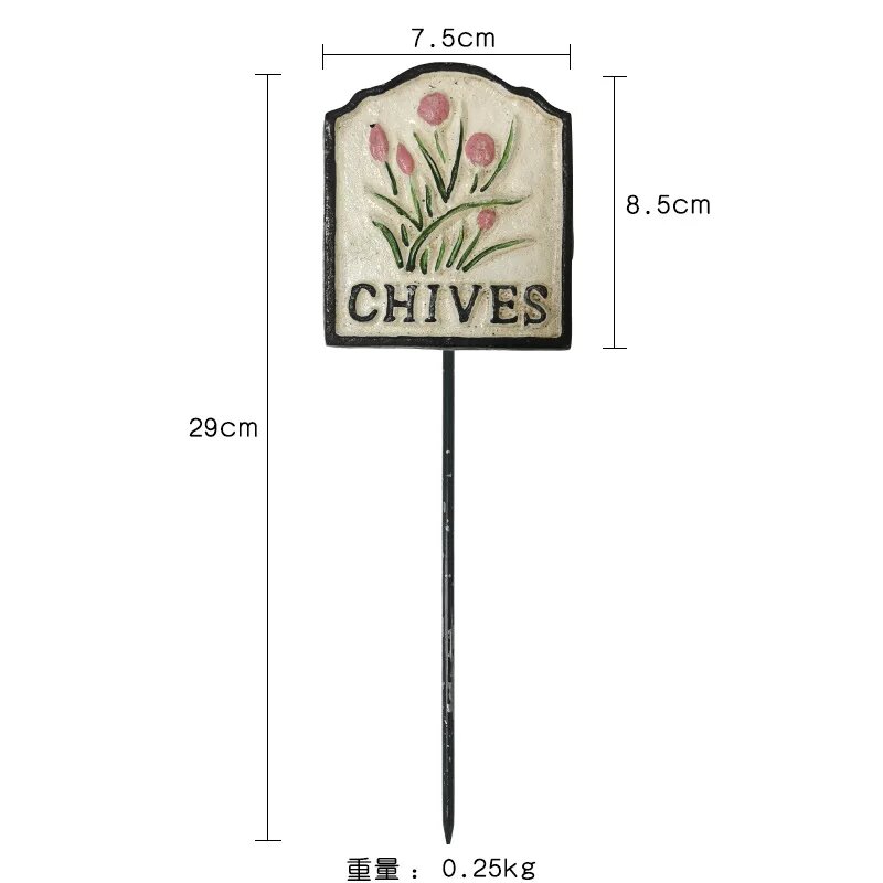 Маркеры для растений из нержавеющей стали CHIVES